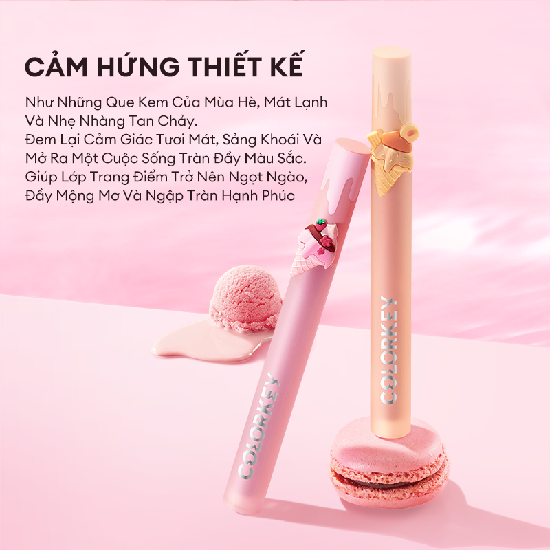 Son COLORKEY Phiên Bản Ice Cream Ngọt Ngào Thời Thượng 1.7g | Shopee ...