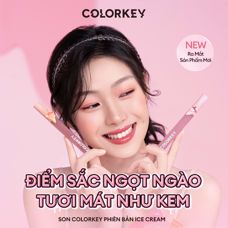 Son COLORKEY Phiên Bản Ice Cream Ngọt Ngào Thời Thượng 1.7g | Shopee ...