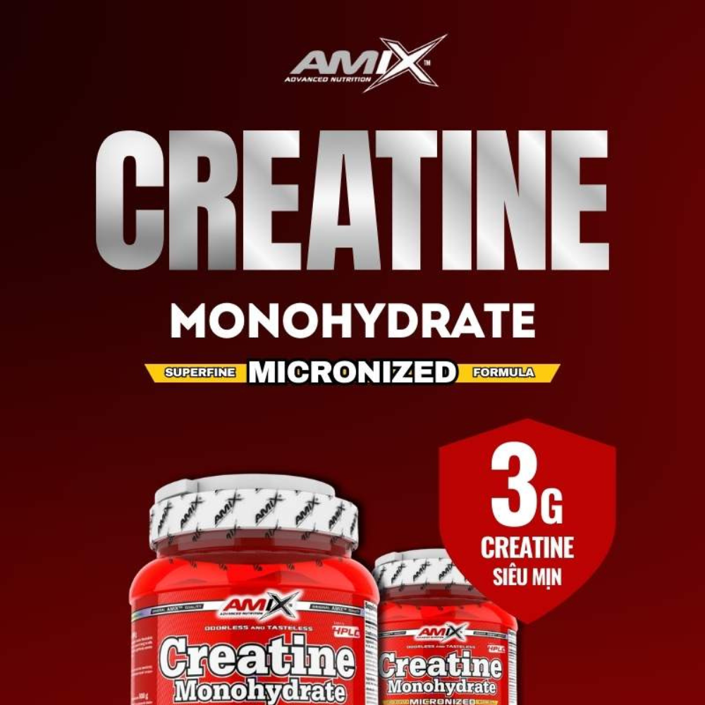 Bột Tăng Sức Mạnh Cơ Bắp Amix Creatine Monohydrate Micronized Powder ...