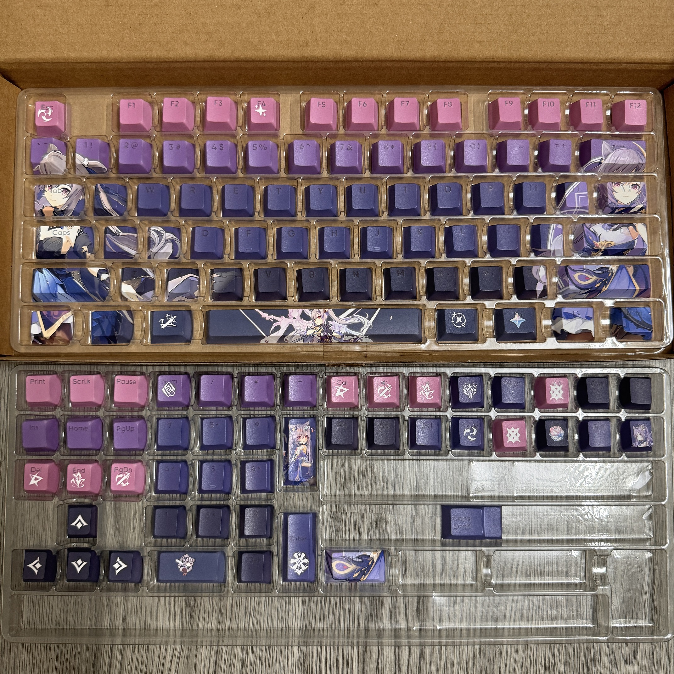 Keycap Honkai: Star Rail Acheron thick PBT xuyên led in dyesub 5 mặt ...