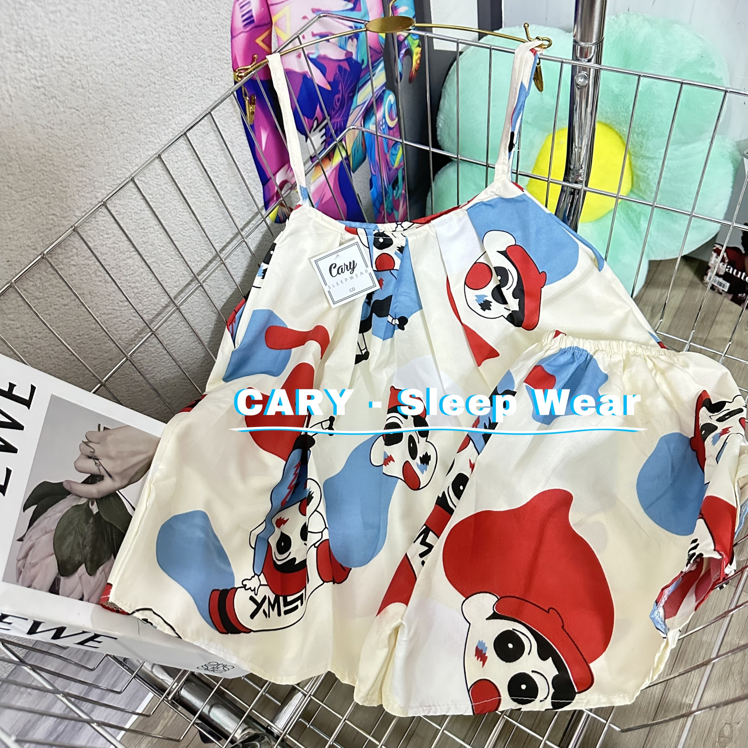 Đồ bộ ngủ hai dây caro mặc nhà mùa hè dễ thương, set bộ đồ ngủ hai dây ...