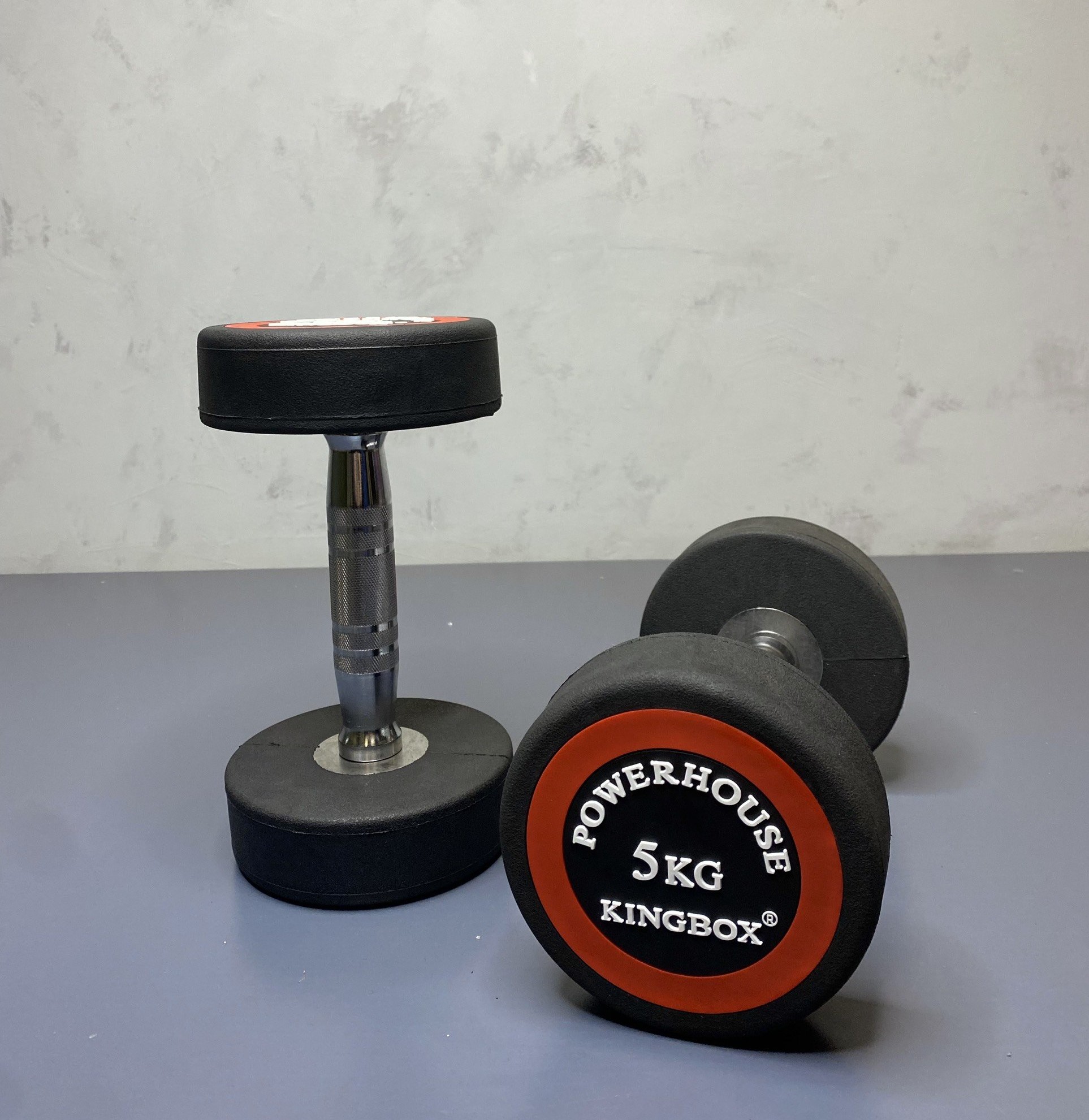 Tạ Tay Đơn KINGBOX Chính Hãng, Tạ Gang Bọc Cao Su, Tạ Tay Loại 2.5kg 5kg 7.5kg 10kg 12.5kg 15kg ...