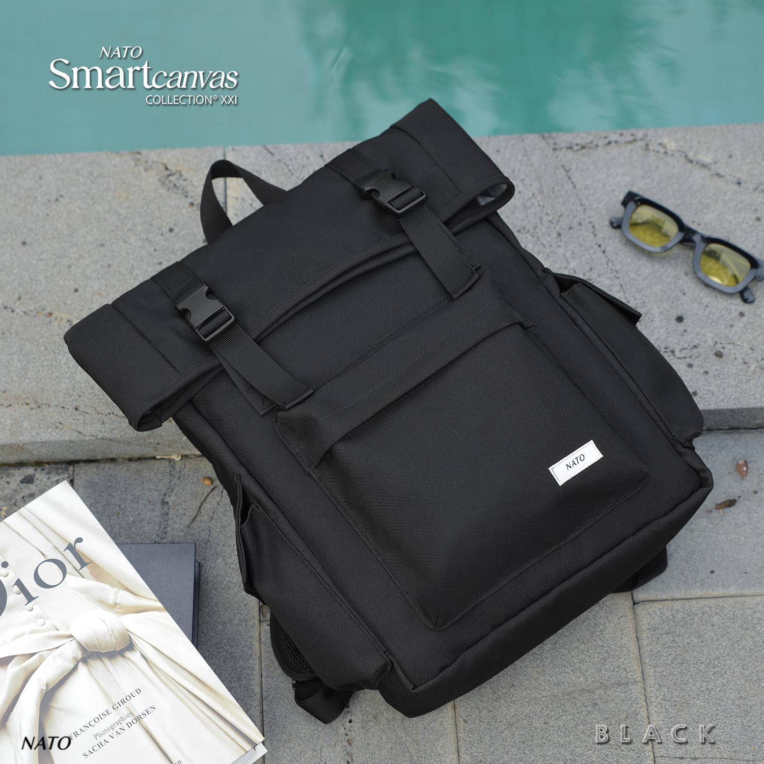 Balo NATO® "Rollie - Backpack" Sợi Vải Smart Canvas Ba Lô Đựng Laptop ...