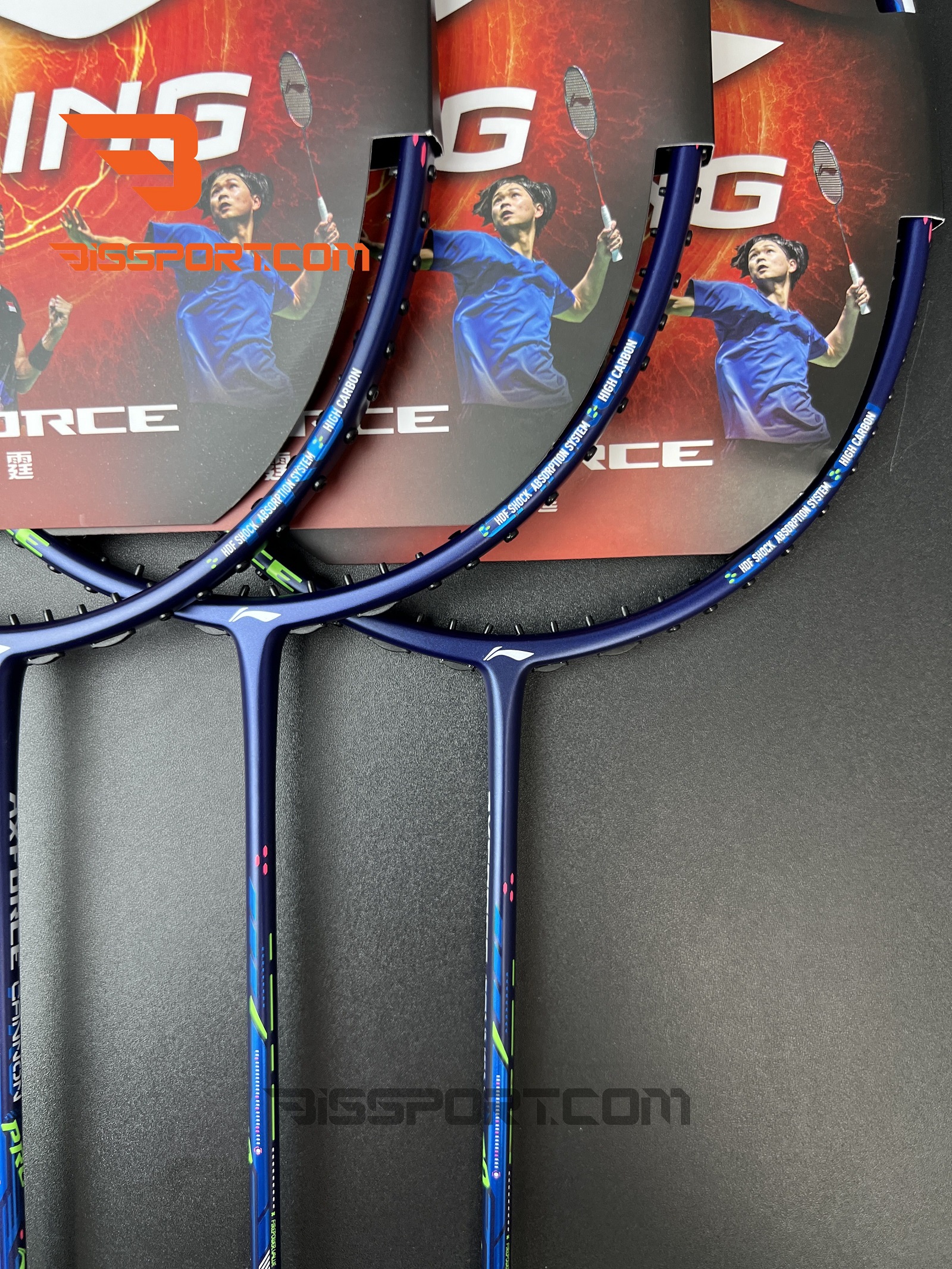 Vợt Cầu Lông Lining Axforce Cannon Pro Chính Hãng - Màu Xanh Nhám ...