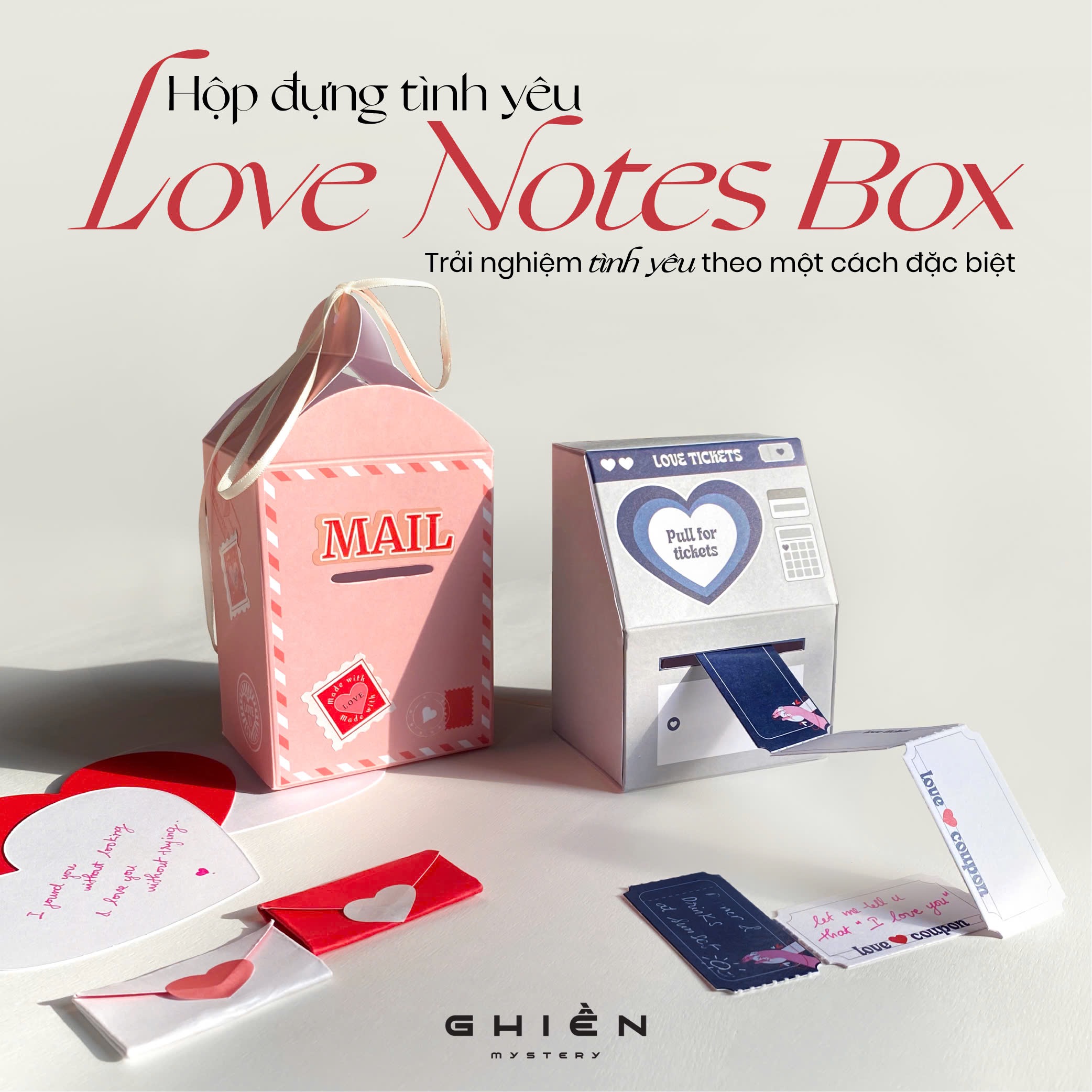"Love Notes"- Set quà handmade DIY love letter cá nhân hóa với Love ...