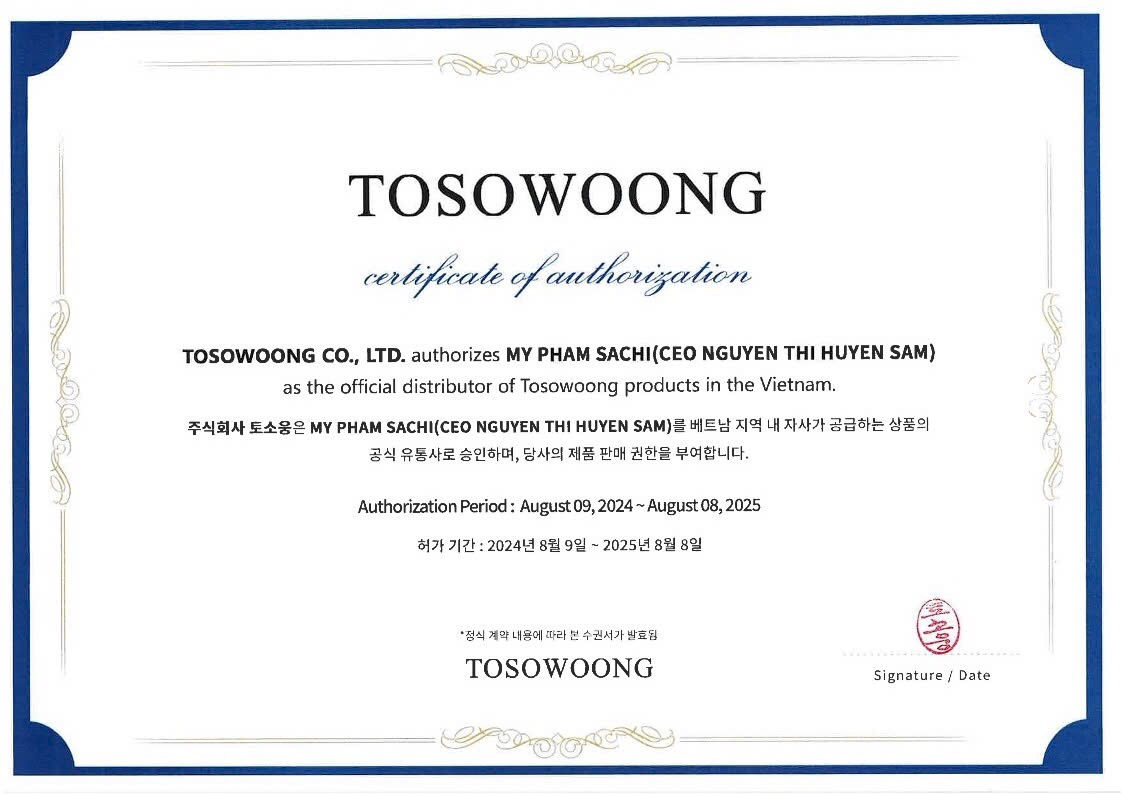 Kem Nám Arbutin 5 Tosowoong Hàn Quốc 50ml Myphamsachi Shopee Việt Nam