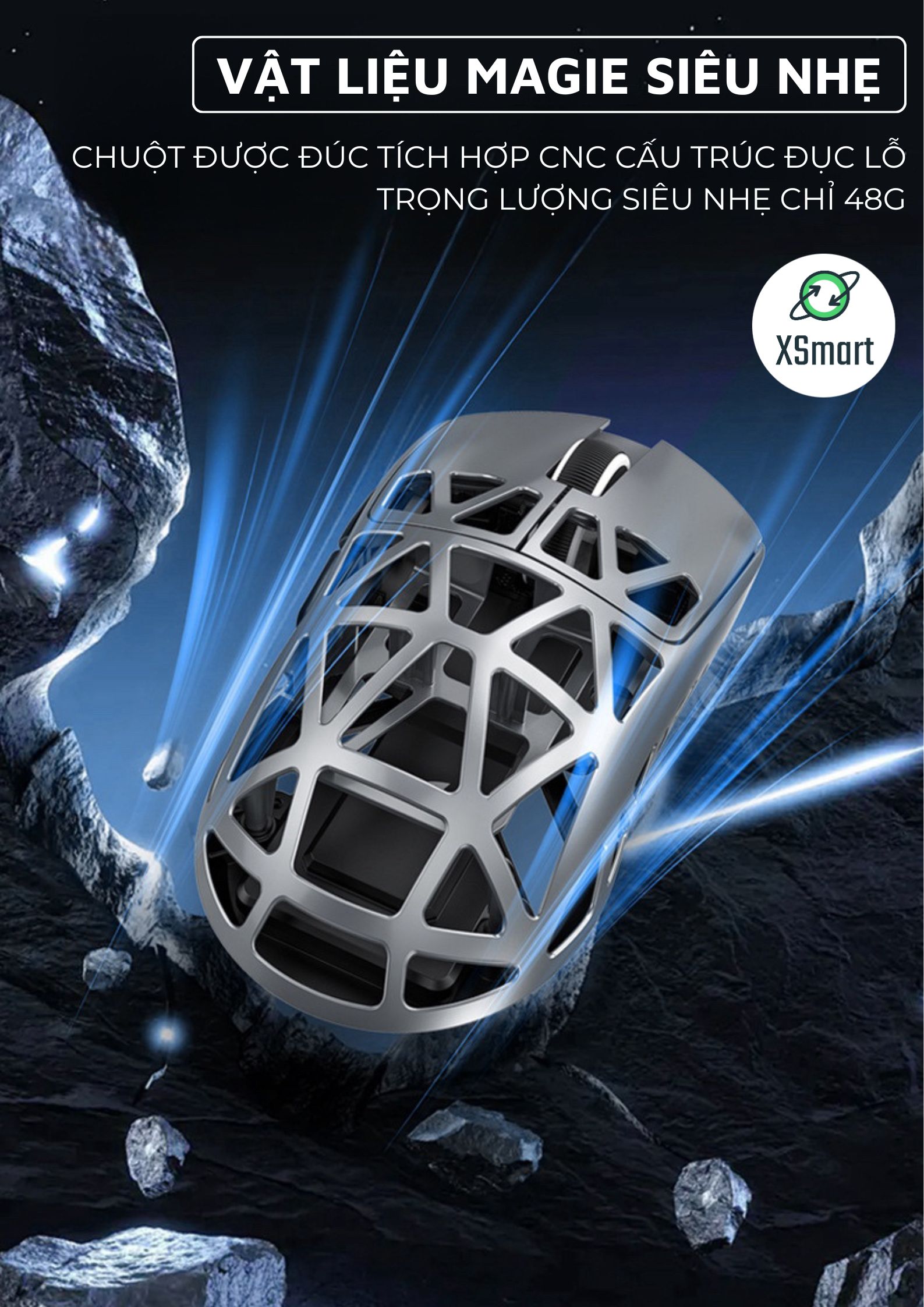 Chuột Gaming Không Dây Attack Shark R2 Magie Siêu Chip PAW3950 MAX Thế ...