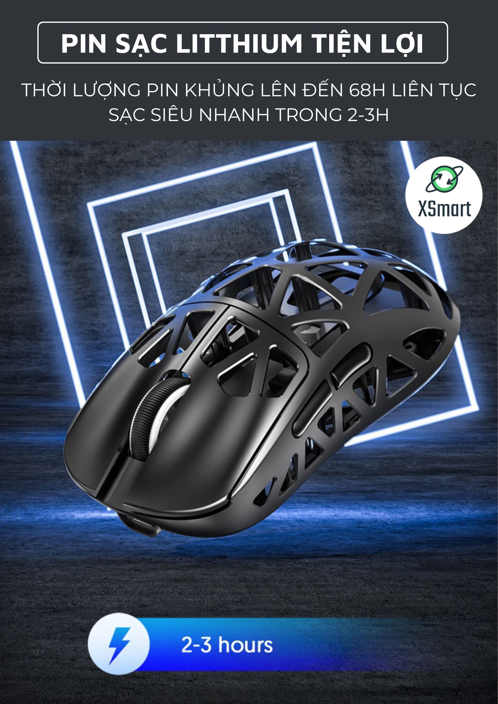 Chuột Gaming Không Dây Attack Shark R2 Magie Siêu Chip PAW3950 MAX Thế ...