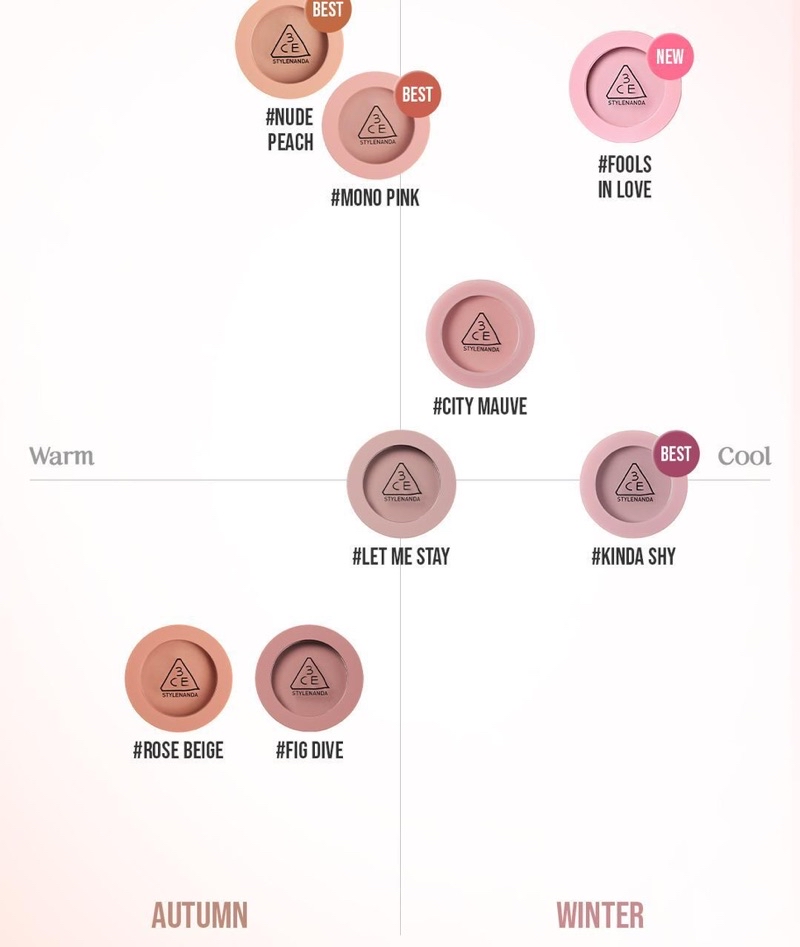 (3CE) Phấn Má Hồng 3CE Mood Recipe Face Blush (5.5g) | Shopee Việt Nam