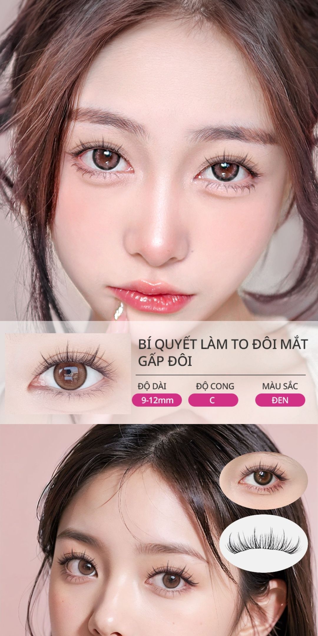 [MLEN DIARY] Lông Mi Giả Anime Hoạt Hình MLEN DIARY Phiên Bản Baby, Mi ...