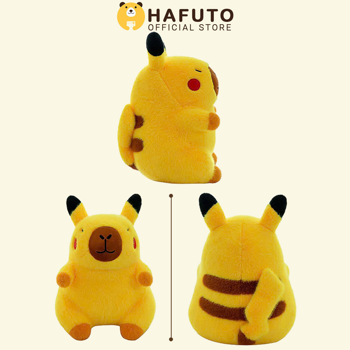 Gấu Bông Chuột Capybara Cosplay Pikachu Đáng Yêu Hafuto, Món Quà Tặng ...