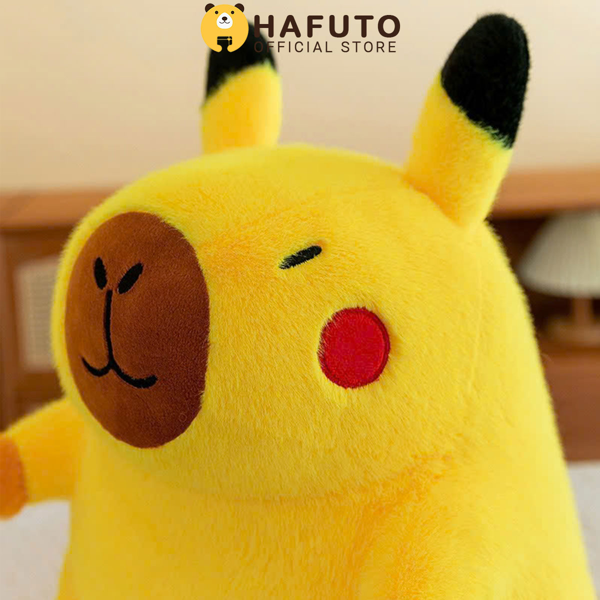 Gấu Bông Chuột Capybara Cosplay Pikachu Đáng Yêu Hafuto, Món Quà Tặng ...