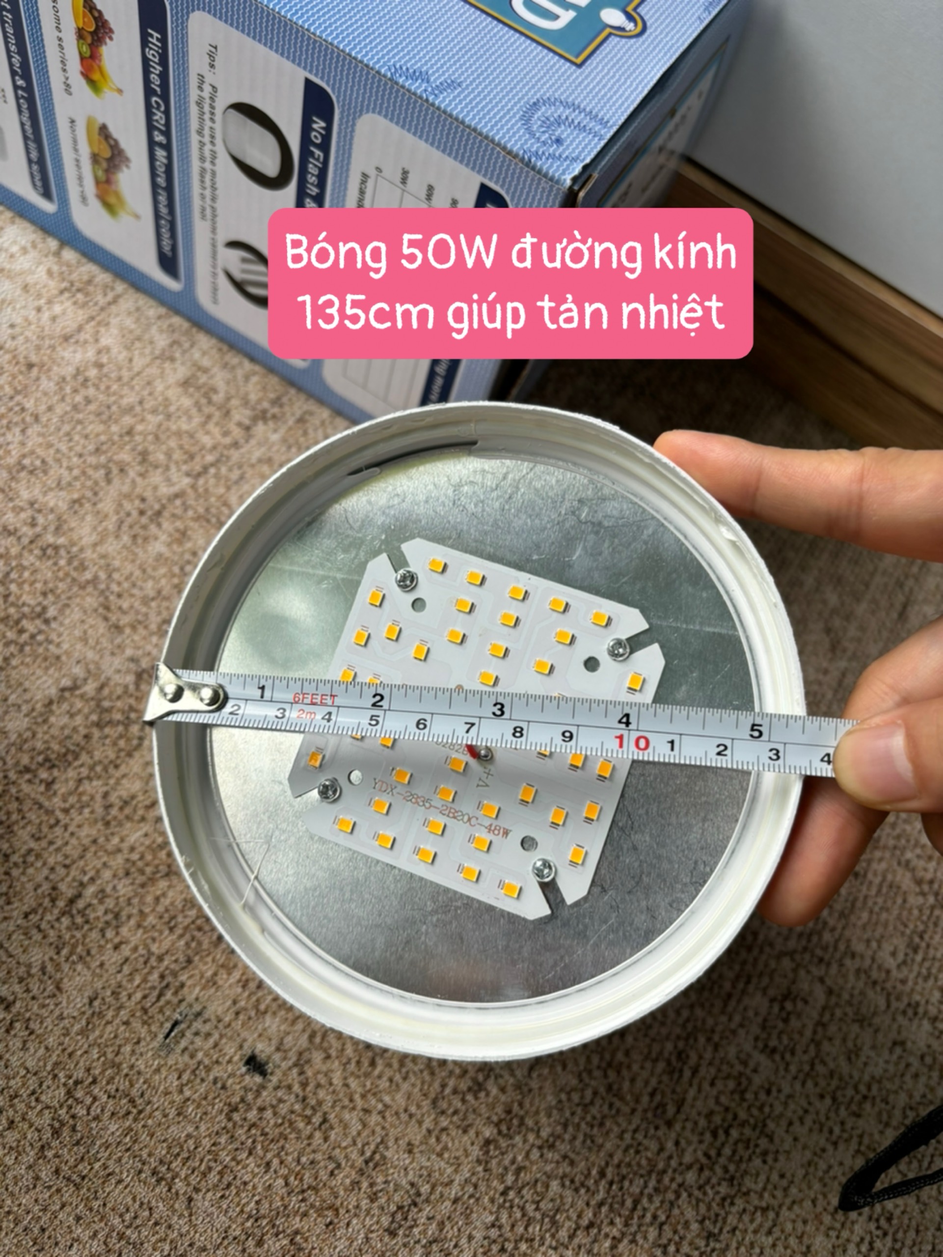 Bóng đèn led THP Gold ánh sáng vàng 50w 40w 30w 20w 10w 5w , bóng led ...