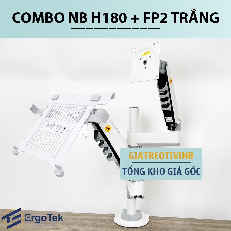 NB F160 + NB FP2 / ErgoTek EZ4 / Giá Đỡ , Kẹp Latop - Máy Tính Bảng 10 ...