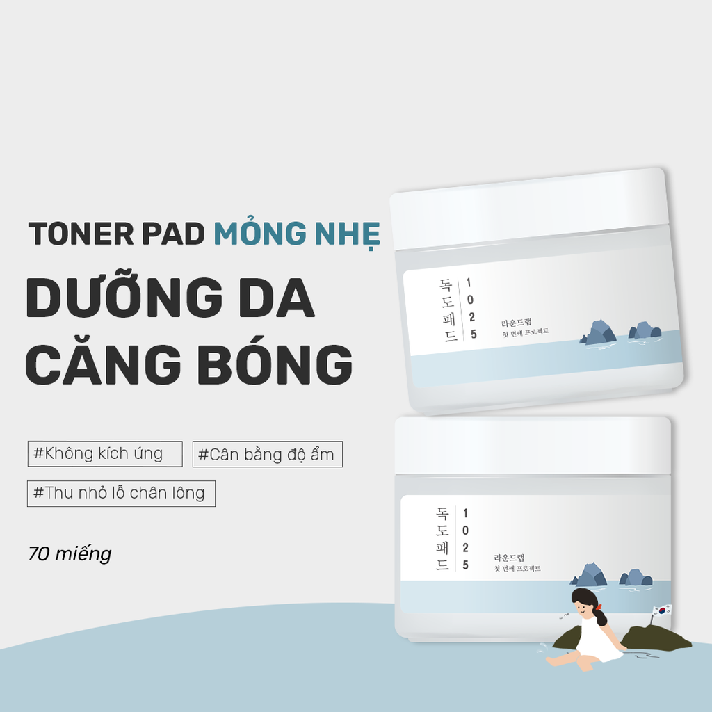 Toner Pad Round Lab 1025 Dokdo Pad (70 miếng) | Shopee Việt Nam