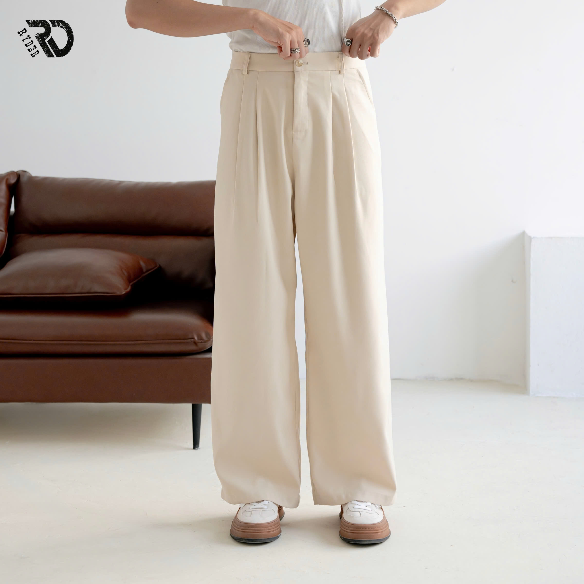 Quần vải ống rộng Alex Wide-Leg Trousers, Form Wide-Leg ( ống rộng ...