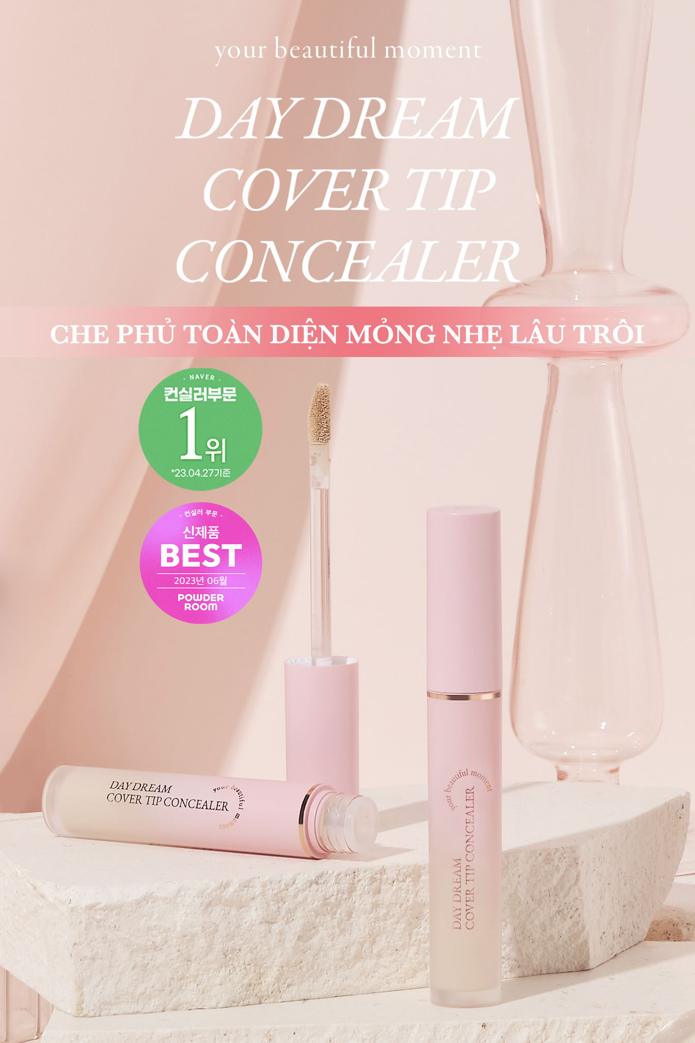 Che khuyết điểm Aperire Daydream Cover Tip Concealer (4.5ml) | Shopee ...