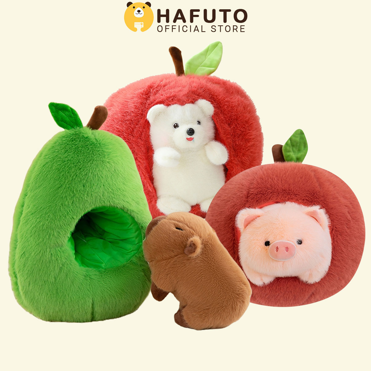 Gấu Bông Chuột Capybara Trong Quả Bơ Đáng Yêu Hafuto, Quà Tặng Đồ Chơi ...