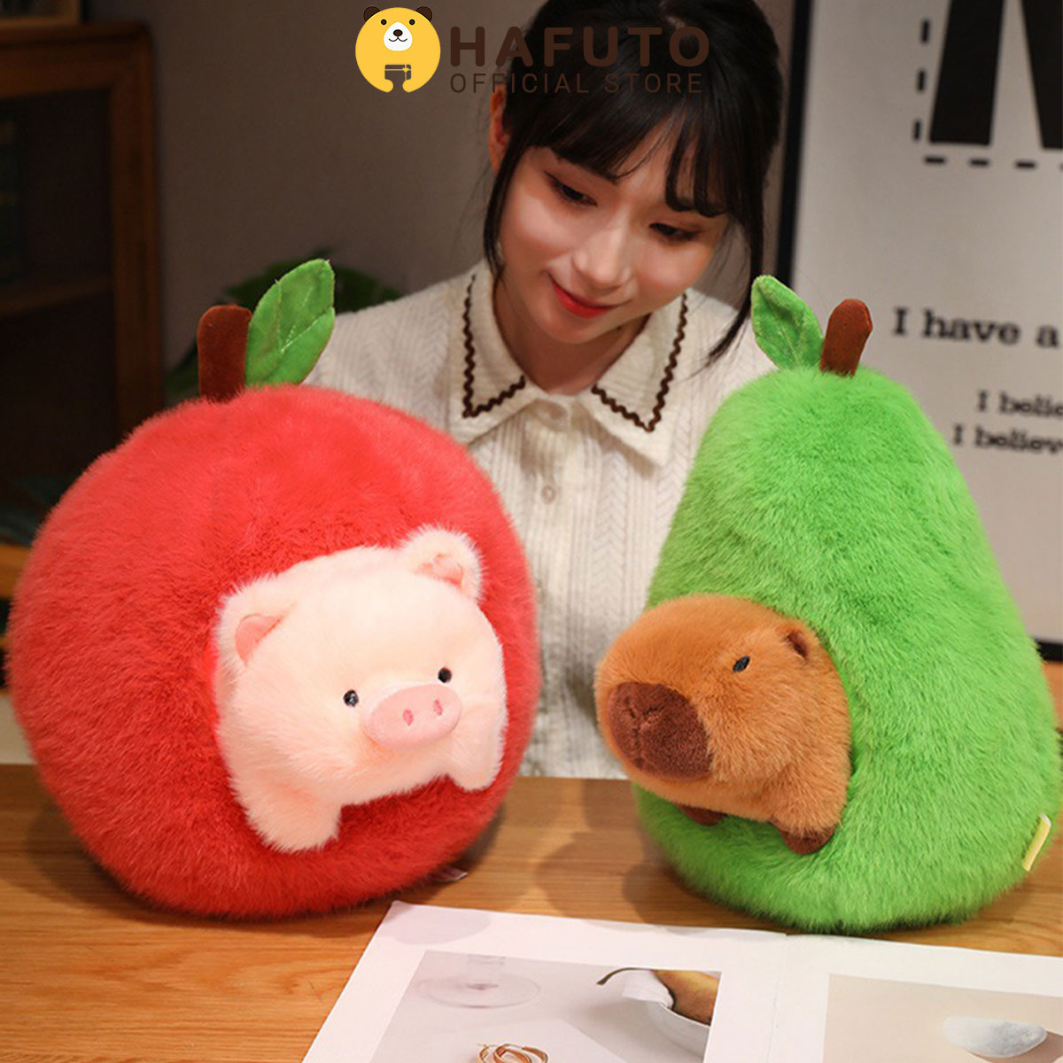 Gấu Bông Chuột Capybara Trong Quả Bơ Đáng Yêu Hafuto, Quà Tặng Đồ Chơi ...