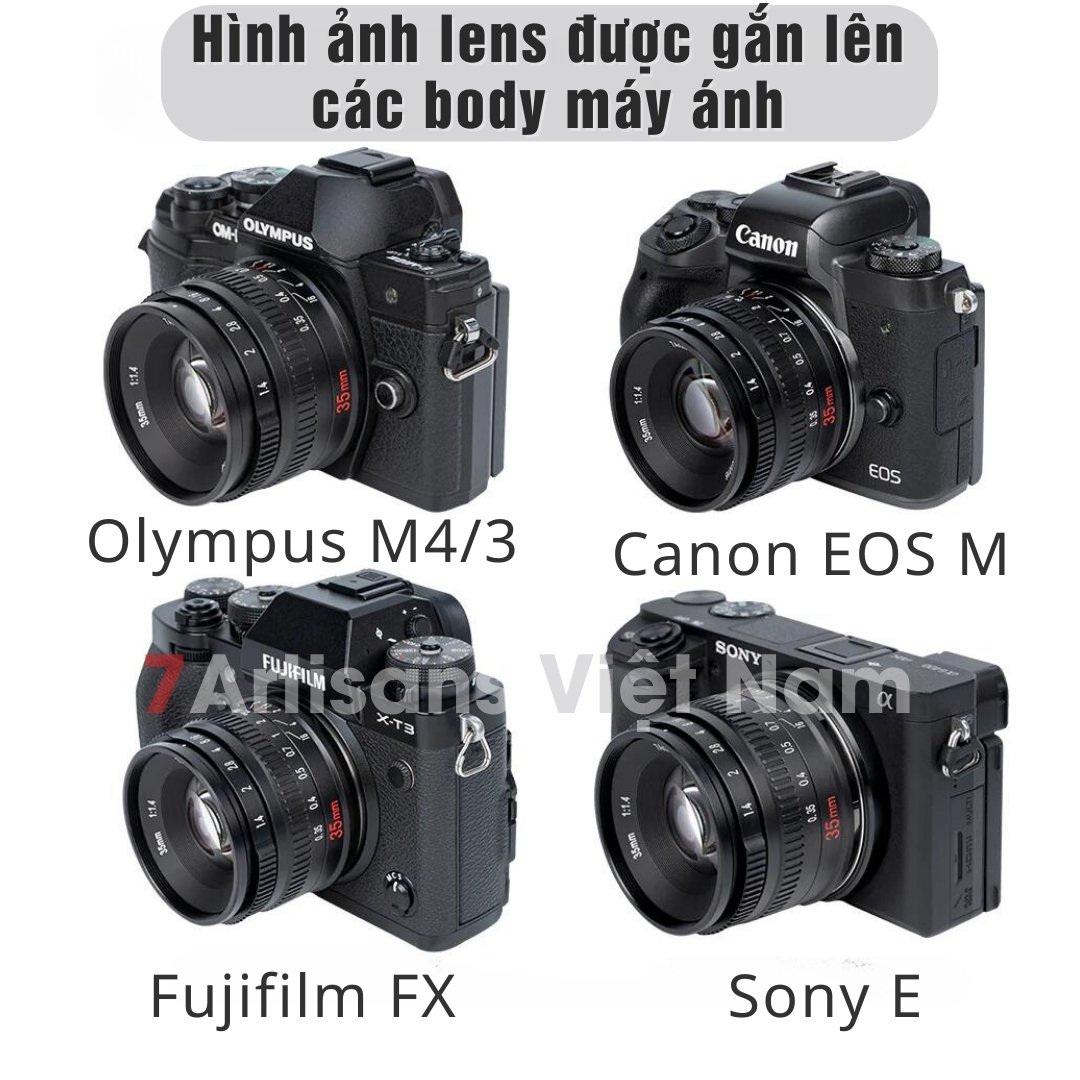 Ống kính 7Artisans 35mm F1.4 Mark II - Lens đa dụng giá rẻ cho Fujifilm ...