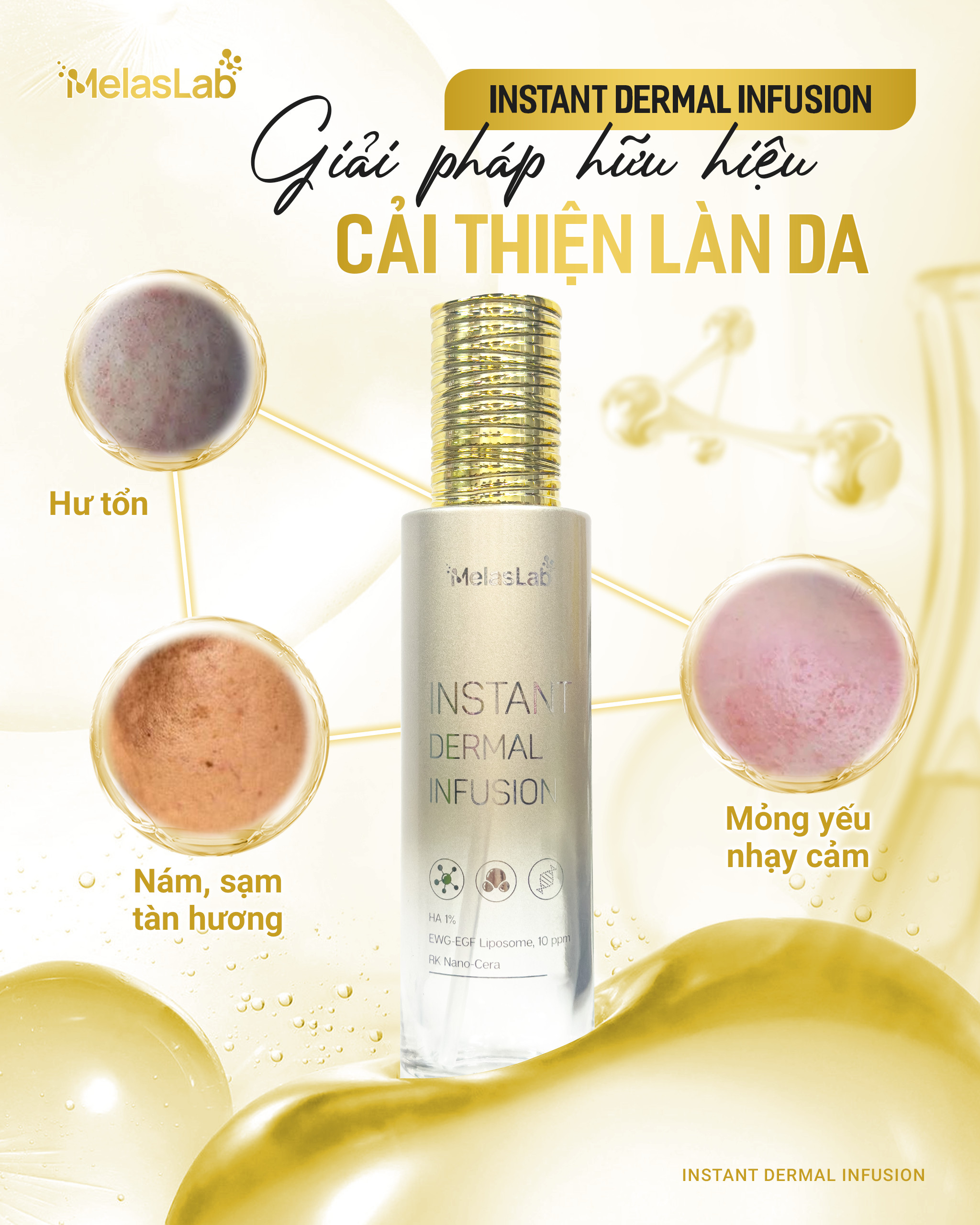 [CHÍNH HÃNG] Sữa dưỡng dày da MELASLAB Instant Dermal Infusion phục hồi da cấp ẩm dưỡng da chắc ...