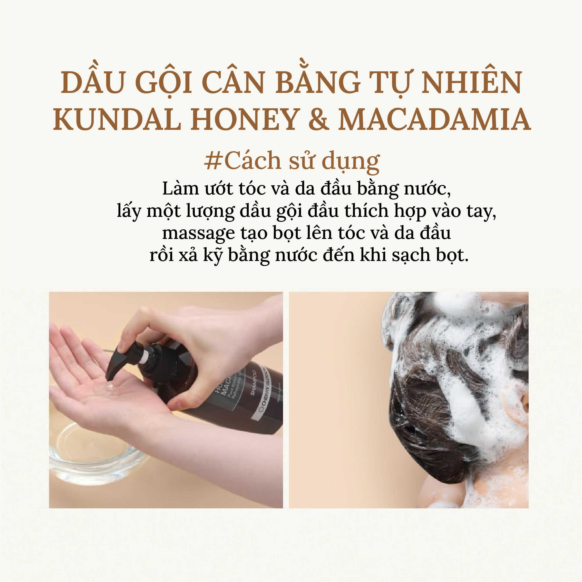 Set Dầu Gội - Dầu Xả Kundal Honey&Macadamia 500ml*2ea | Shopee Việt Nam