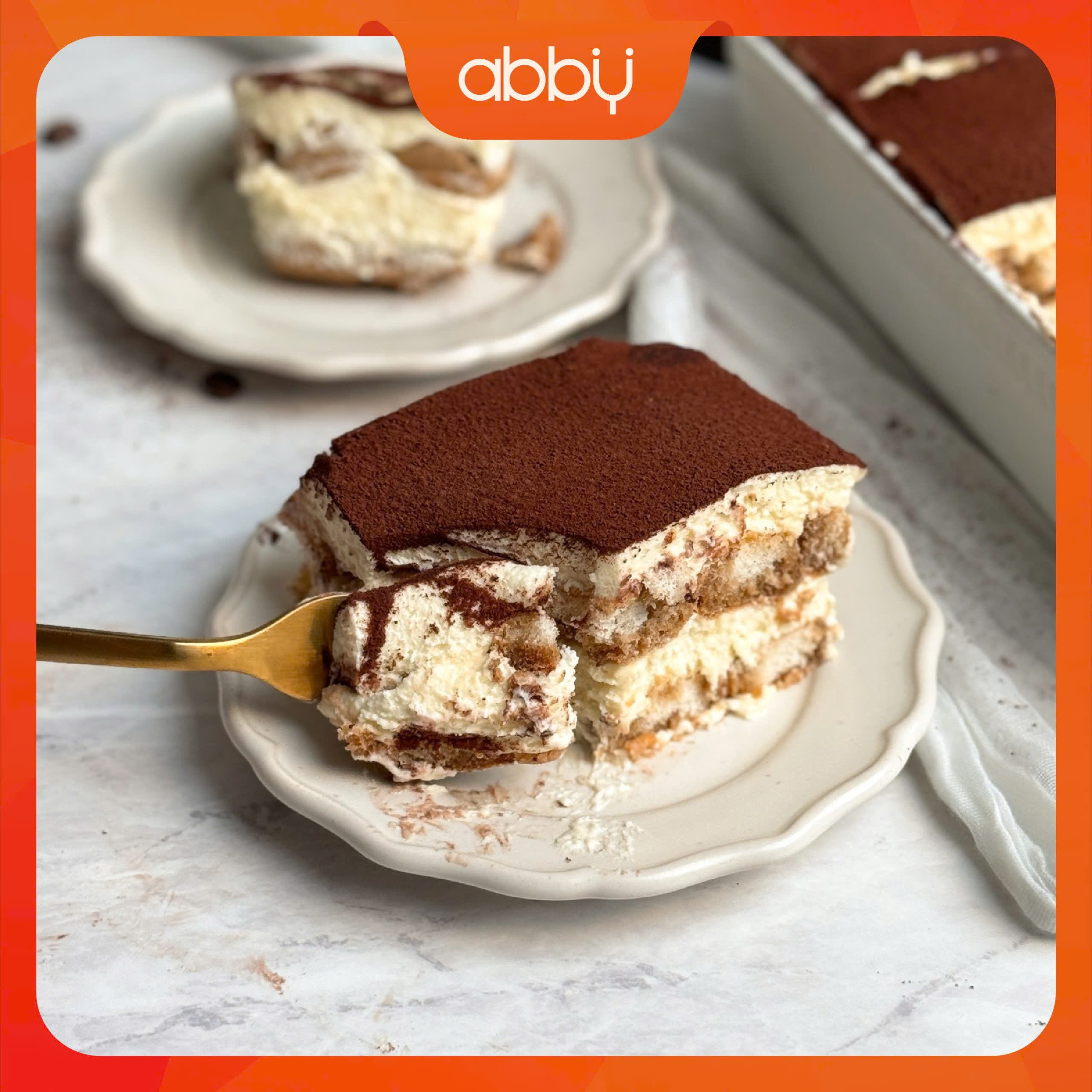 [ABBY - TẶNG HỘP GIẤY] Set làm bánh tiramisu vị Cacao Abby nguyên liệu làm bánh tại nhà - thành ...