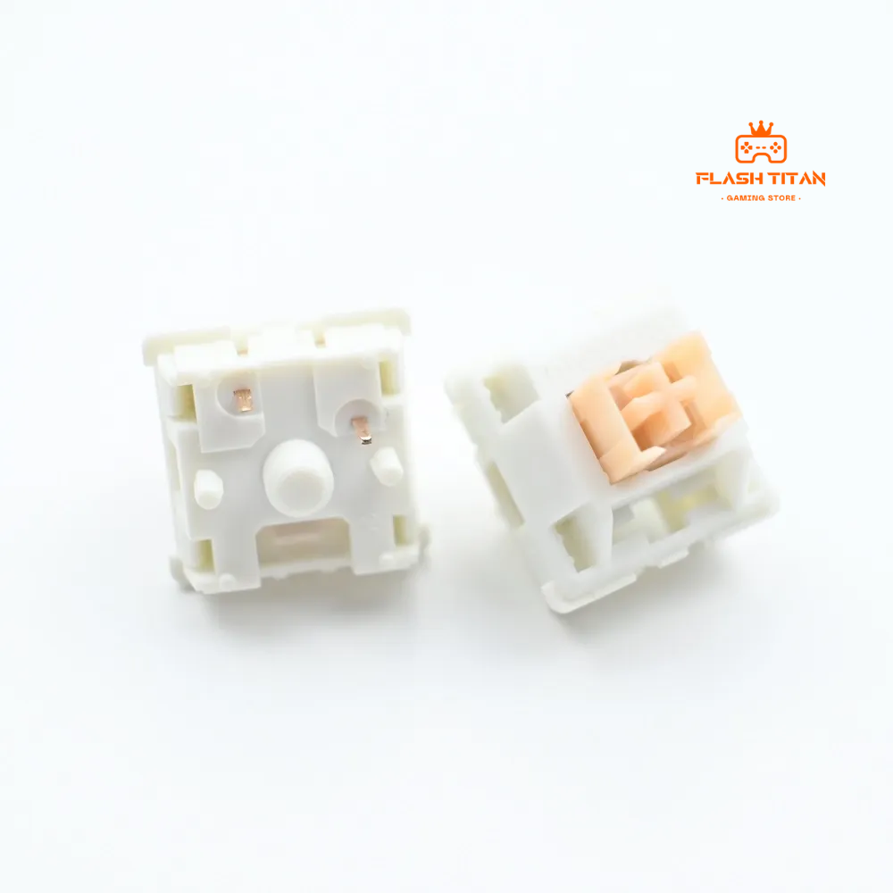 Switch Outemu Silent Cream Yellow pro 5 Pin - Switch tactile đã Pre ...