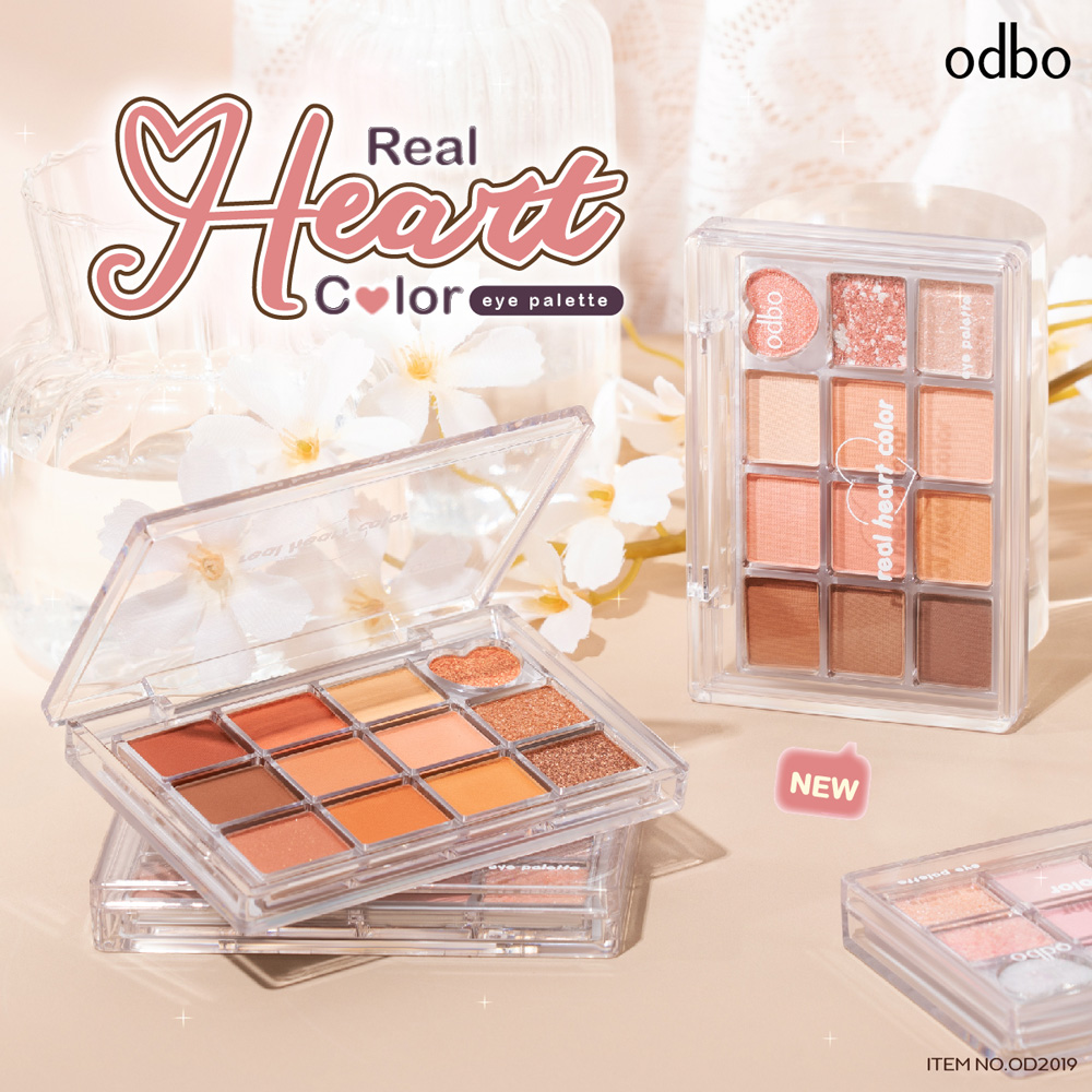 [Y267] Bảng Phấn Mắt ODBO - SWEET MUNCH / REAL HEART / SHADOW & ME - EYESHADOW PALETTE - 9 Ô ...