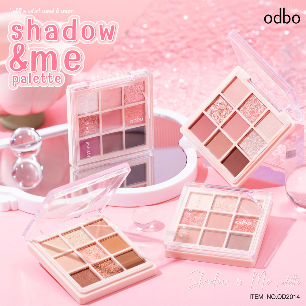 [Y267] Bảng Phấn Mắt ODBO - SWEET MUNCH / REAL HEART / SHADOW & ME - EYESHADOW PALETTE - 9 Ô ...