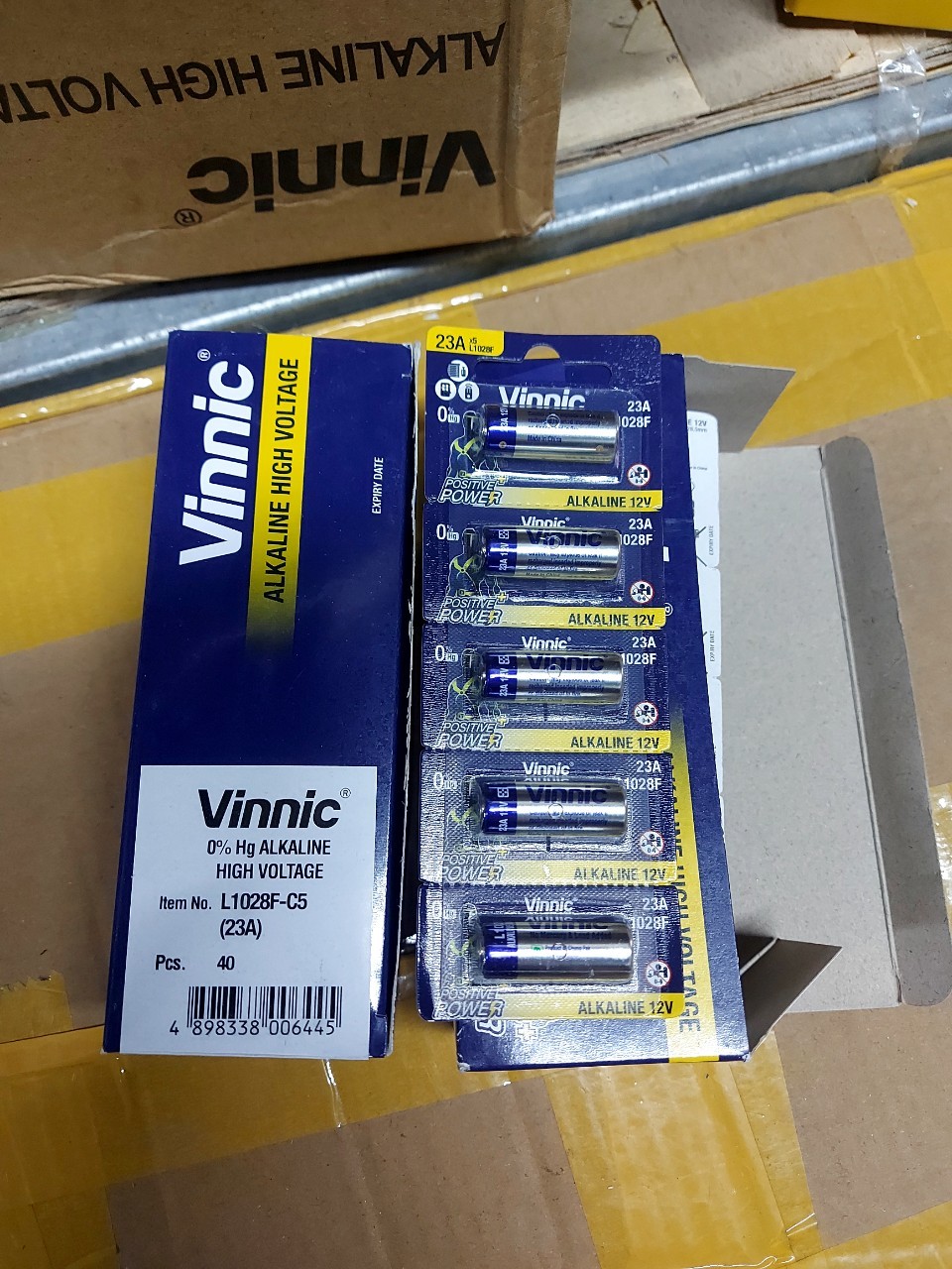 Pin 12V 23A , L1028F (pin zin theo khiển) Dùng Cho Remote ô tô, cửa cuốn, chuông cửa,công tắc ...