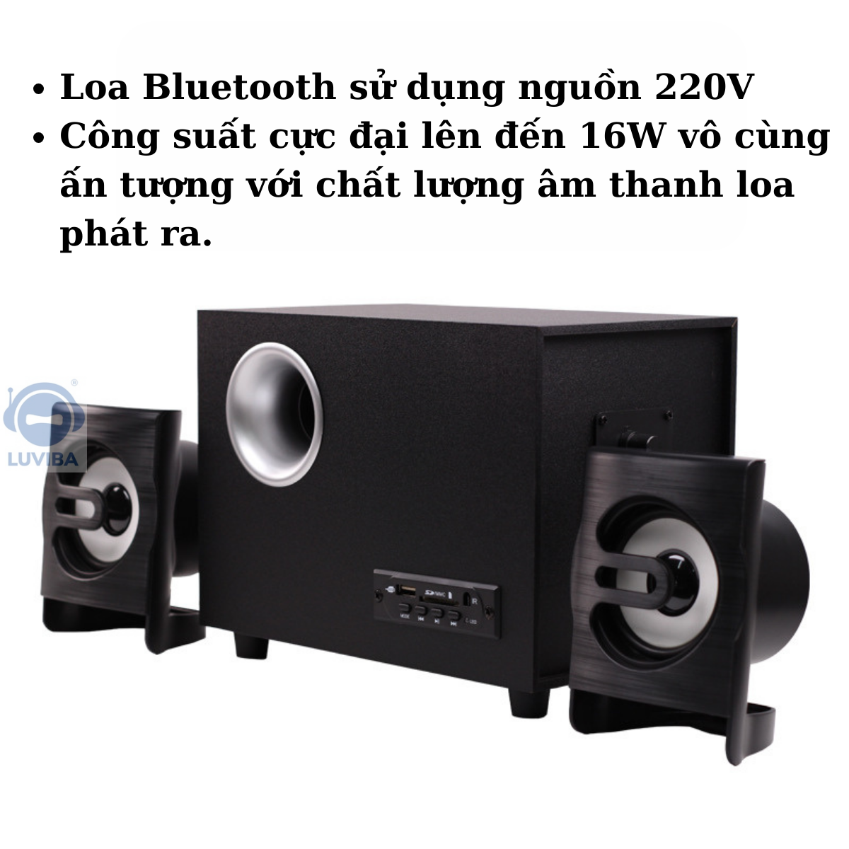 Loa bluetooth vi tính mini bass mạnh, loa máy tính pc laptop điện thoại ...