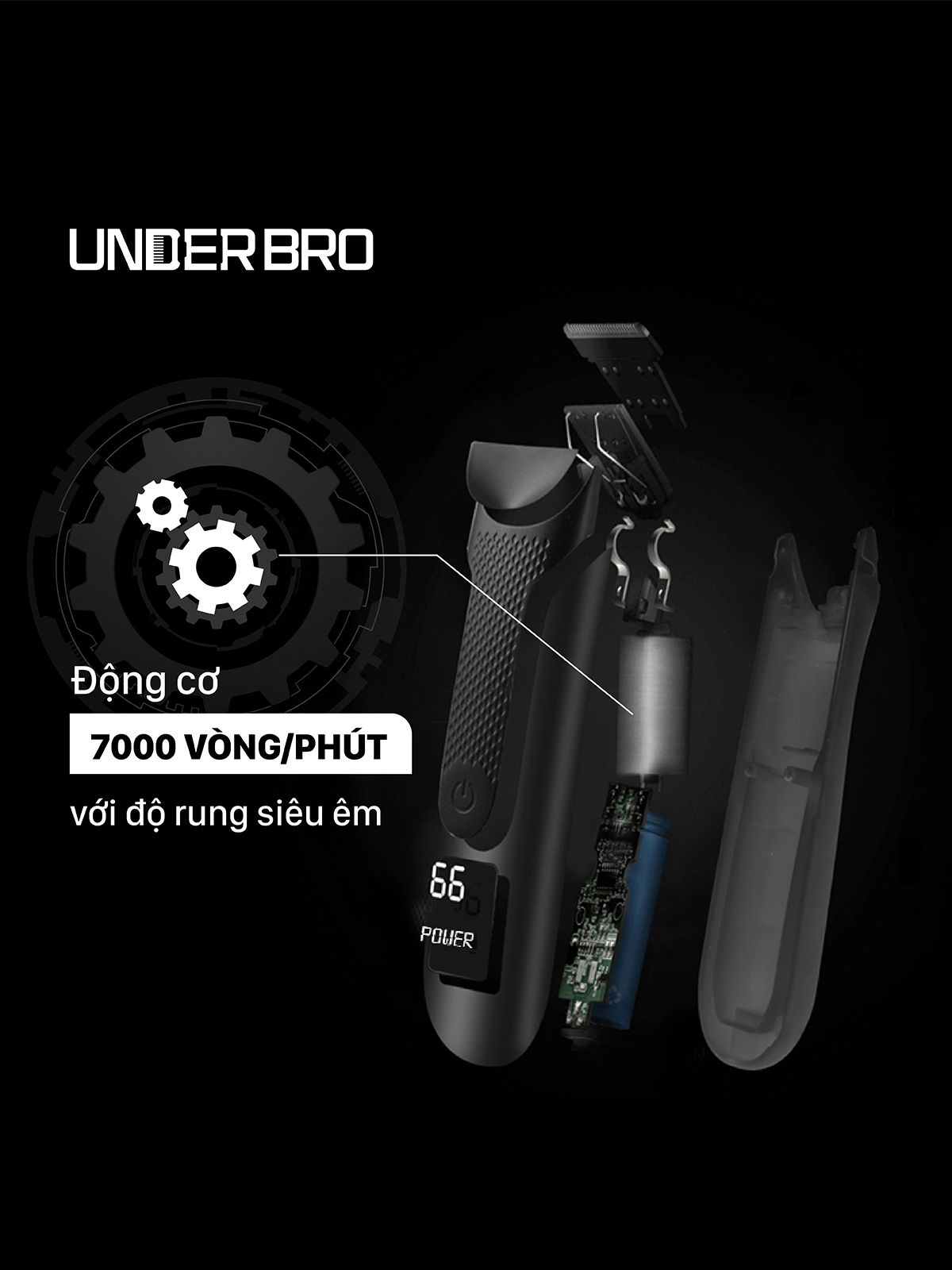 Máy Cạo Lông Vùng Kín Nam Under Bro Tông Đơ Cạo Lông Vùng Kín Cho Nam ...
