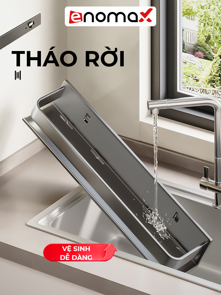 Kệ đựng gia vị Enomax để đồ nhà bếp đa năng, chất liệu Thép Carbon ...