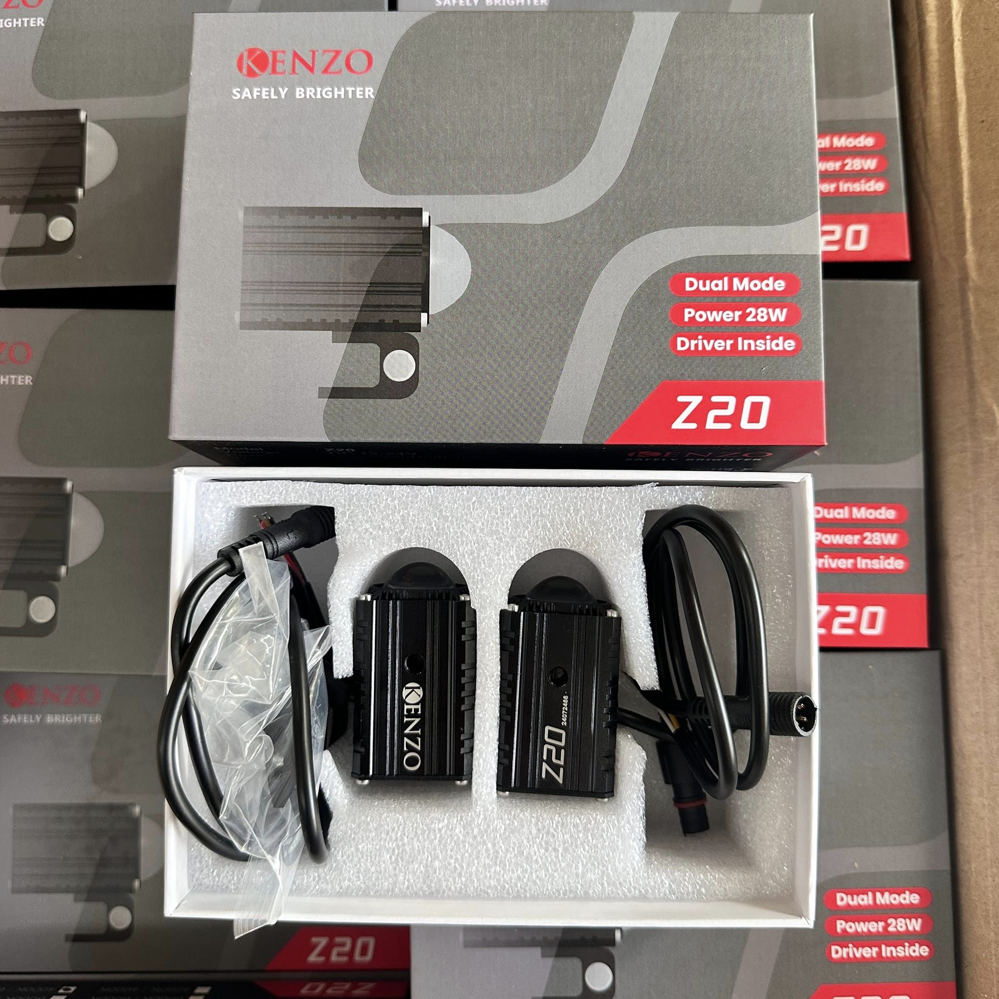 [BH 12 Tháng] Kenzo Z20 V3 New 2025, Đèn Trợ Sáng Bi Cầu Mini 28W ...