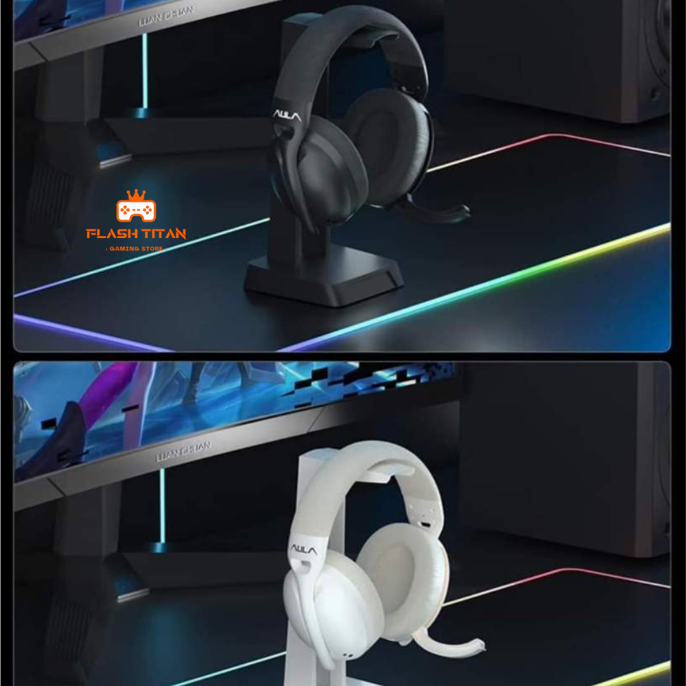 Tai nghe chụp tai không dây Aula S8 - Trọng lượng nhẹ - Độ trễ thấp ...