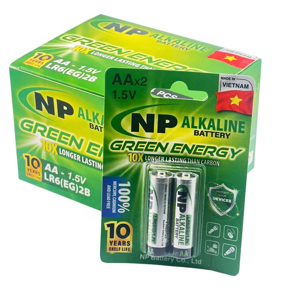 Pin AA / Pin AAA NP alkaline Vỉ 2 Viên Dung Lượng Cao | Shopee Việt Nam