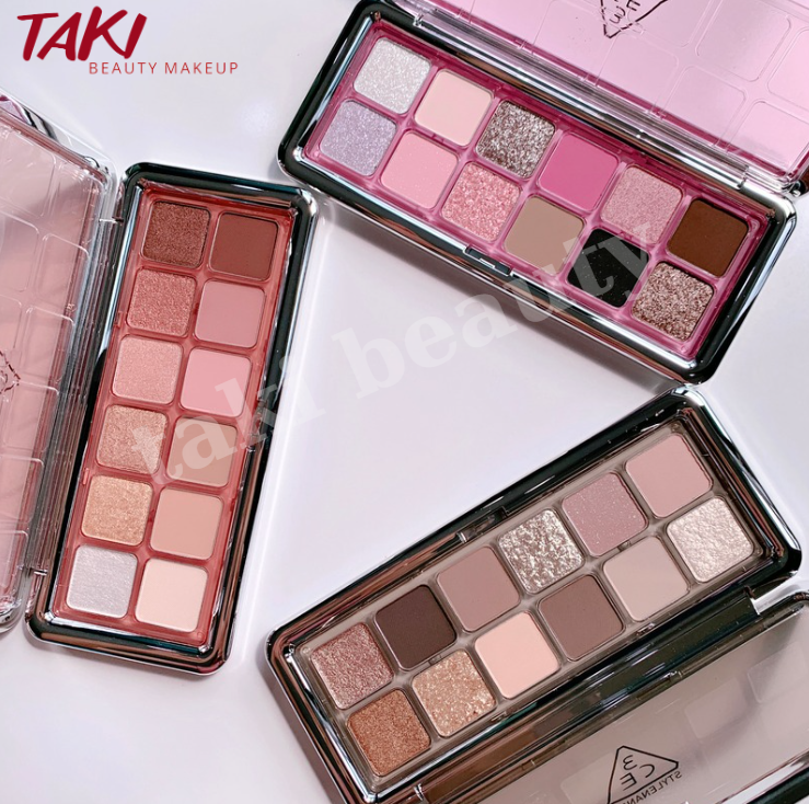 Màu Mắt 12 Ô 3ce New Take Eyeshadow Palette [Motion Frame- Raw Neutrals- Creative Filter- Pink ...