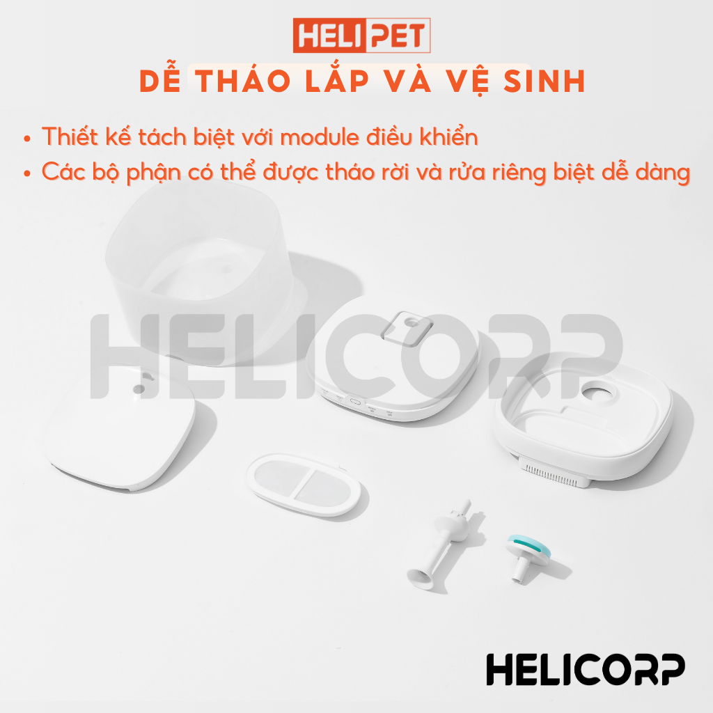 [New 2025] Máy lọc nước cho chó mèo HELIPET Pure 3 P3 - Công nghệ bơm ...