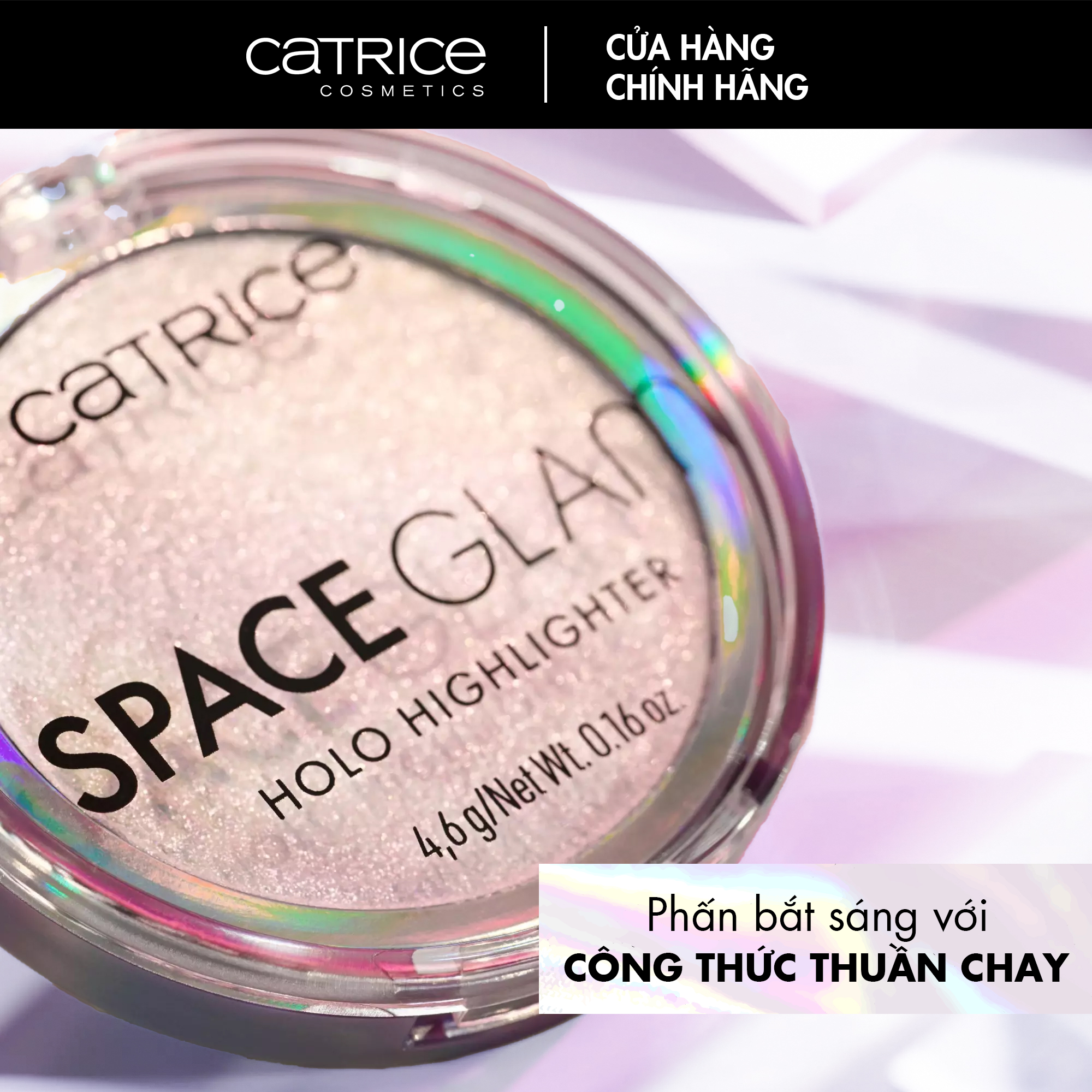 Phấn bắt sáng Catrice Space Glam Holo Highlighter mịn lì lâu trôi 4,6g ...