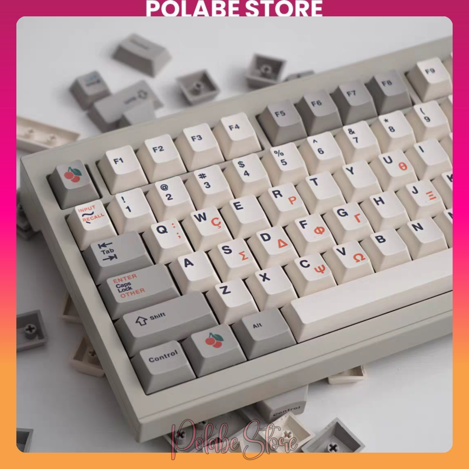 Keycap Retro phong cách XMI Cherry Thick PBT keycap cổ điển Russia ...