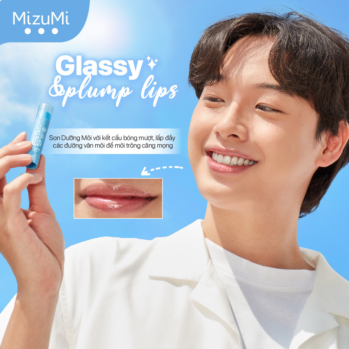 Son Dưỡng Môi Chống Nắng MizuMi Skincare UV Lip Glassy Balm Clear ...