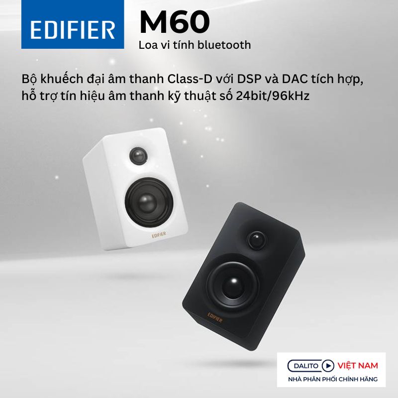 Loa Edifier M60 Bluetooth 5.3, Âm thanh Hires Audio, codec LDAC, Công suất 66W - Bảo hành 12 ...