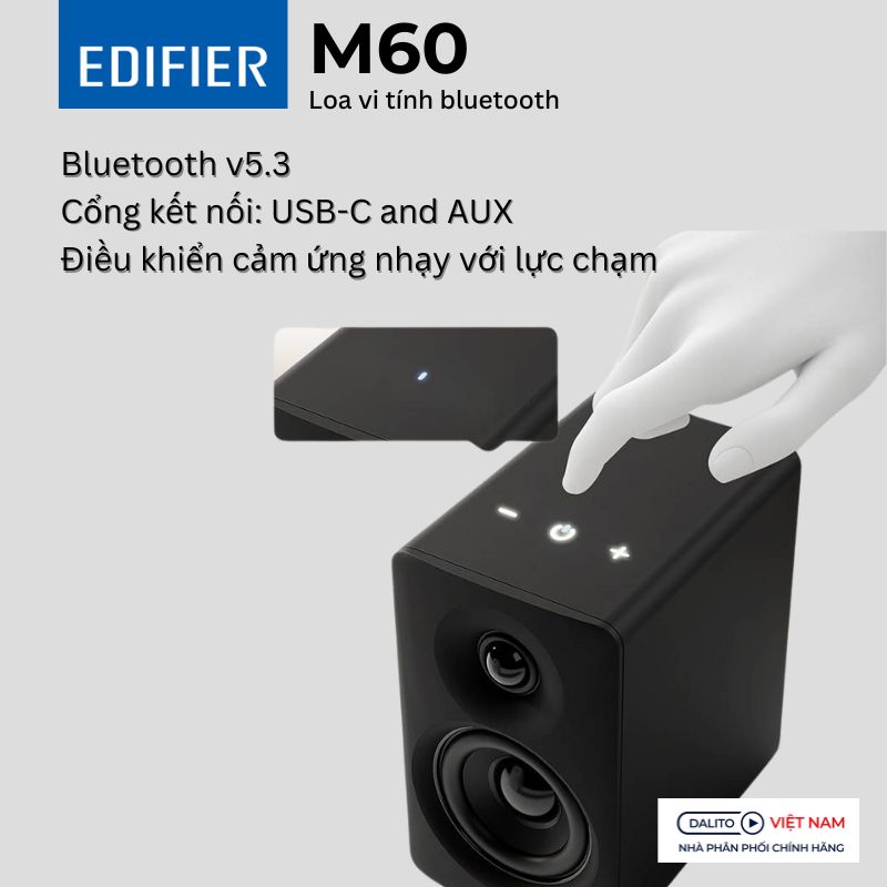 Loa Edifier M60 Bluetooth 5.3, Âm thanh Hires Audio, codec LDAC, Công suất 66W - Bảo hành 12 ...