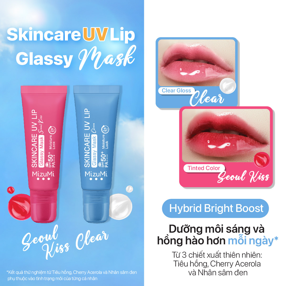 Bộ Đôi Son Dưỡng Môi và Mặt Nạ Môi Chống Nắng MizuMi Skincare UV Lip ...