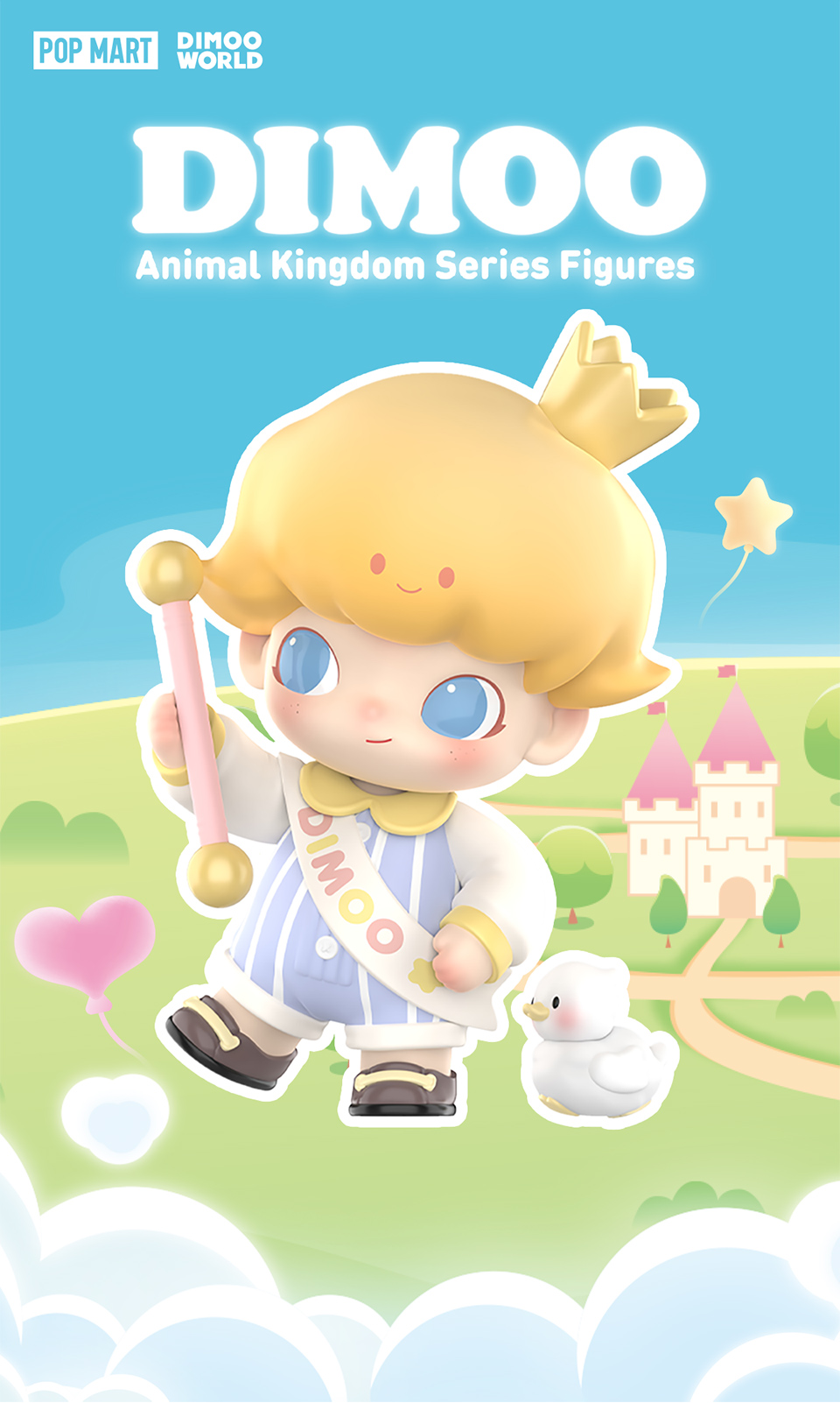 POP MART DIMOO Animal Kingdom Series Blind Box Action Toys Figure ...