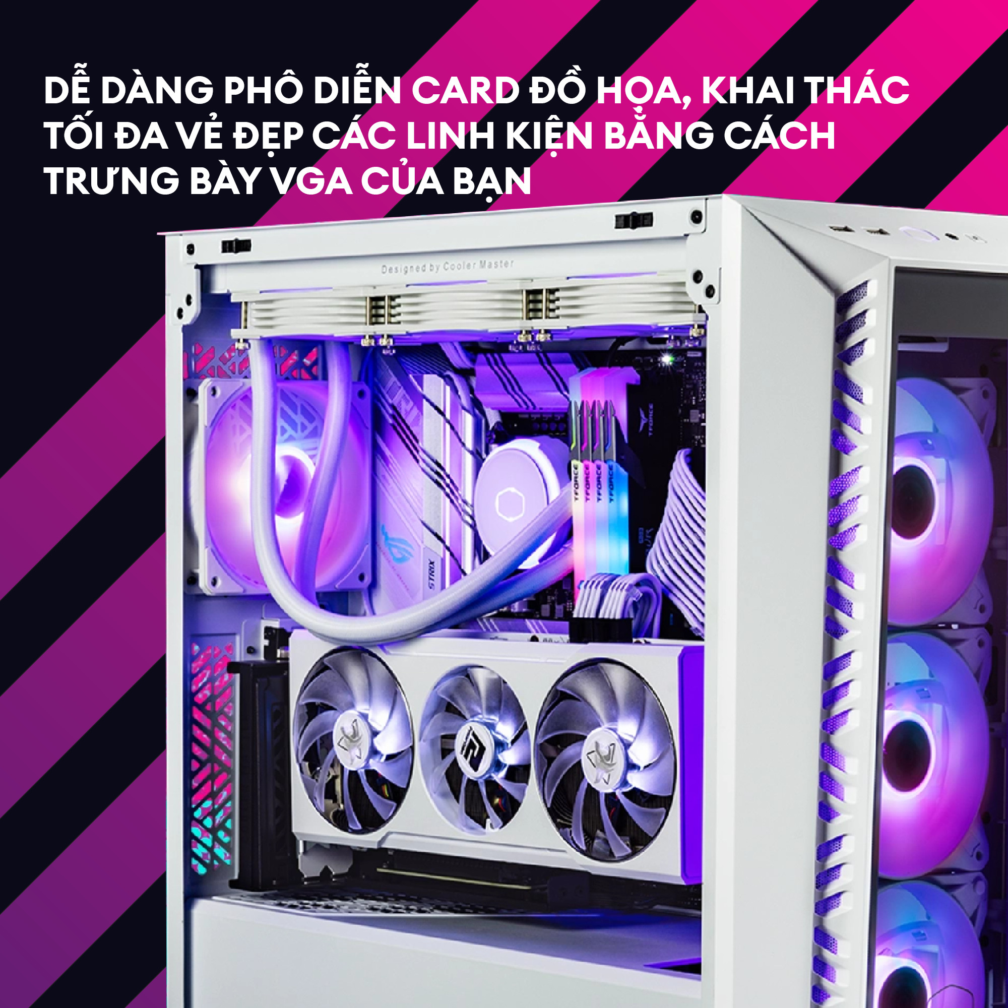 Bộ Dựng VGA Cooler Master Vertical GPU Holder Kit Ver 3 (PCI 4.0 165mm ...