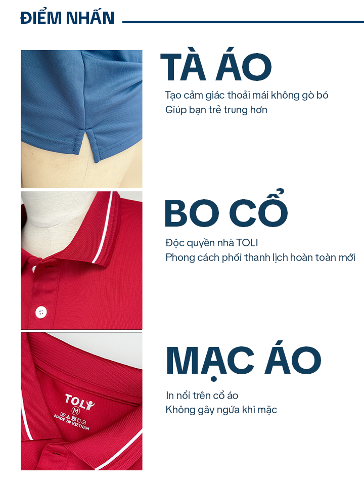 Áo Polo Nữ TOLI PLK12 - 6 Màu Phối Cổ Bo Độc Quyền - Form Vừa Dáng Ôm ...
