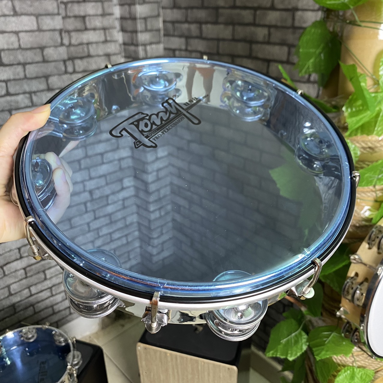 Trống gõ bo có viền đen 26cm loại chuẩn - Tặng tài liệu hướng dẫn - lục ...