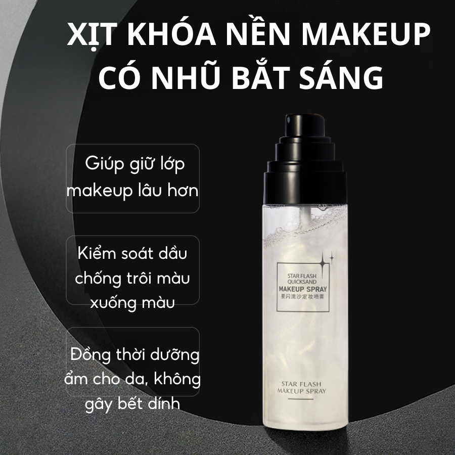Xịt khóa Makeup Star Flash Make Up Spray 8 Hours Wear, Xịt giữ makeup ...